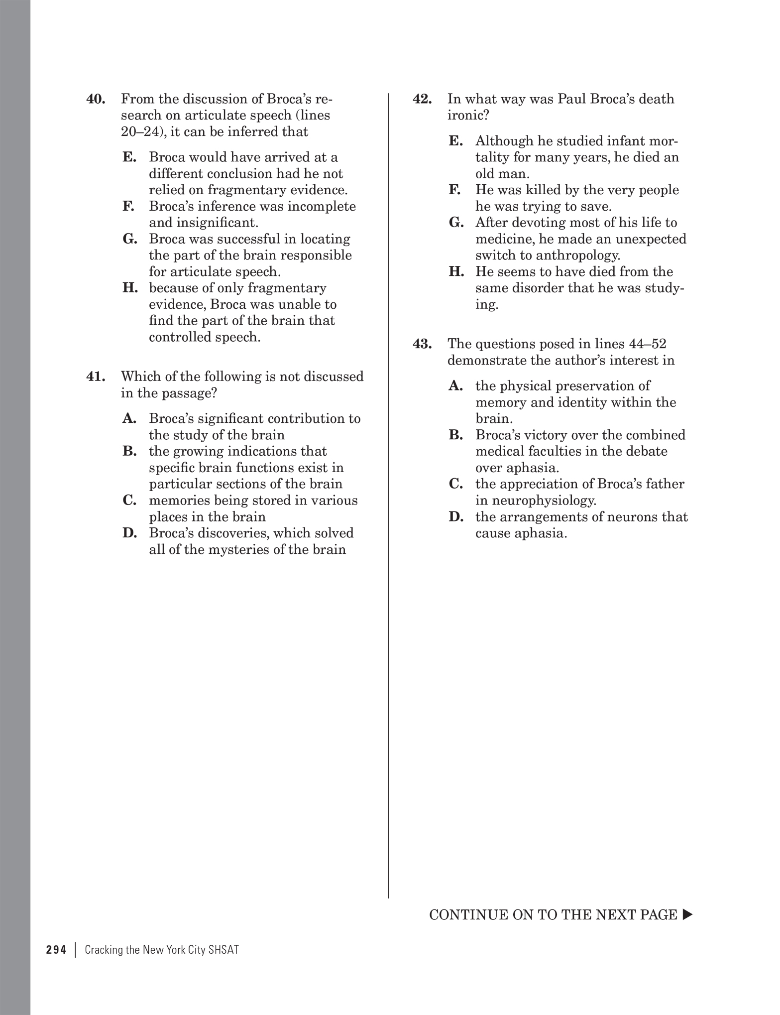 Extended ebook content for Cracking the New York City SHSAT ...