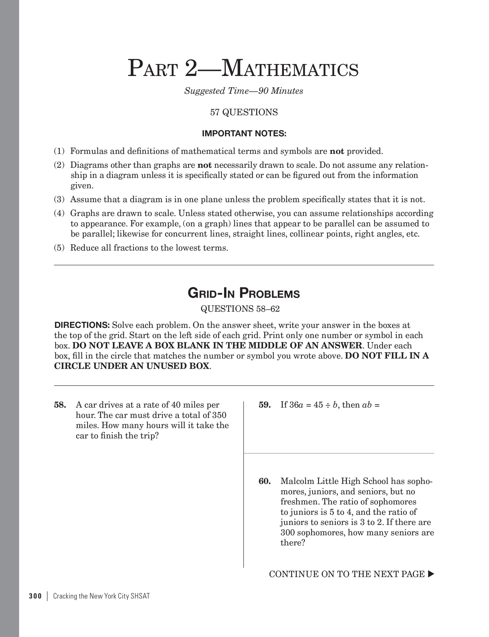 Extended ebook content for Cracking the New York City SHSAT ...