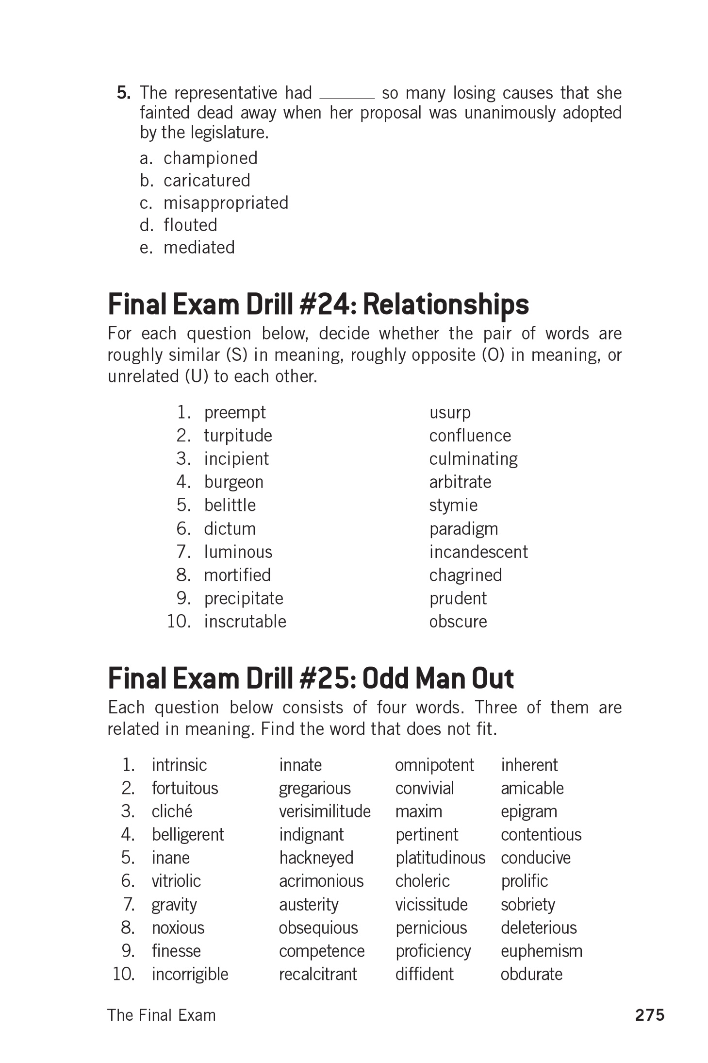 Extended ebook content for Word Smart, 6th Edition: The Final Exam