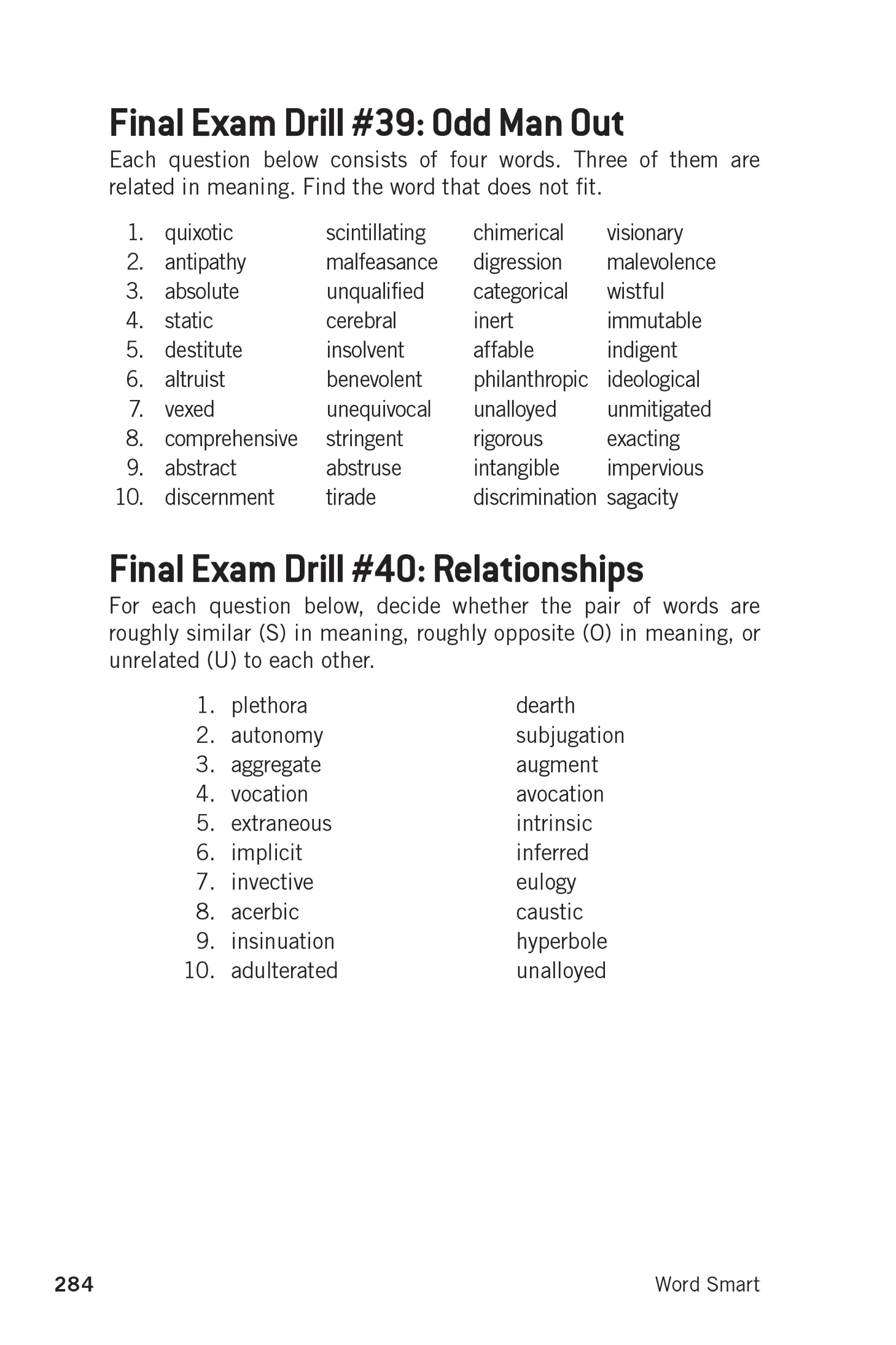 Extended ebook content for Word Smart, 6th Edition: The Final Exam