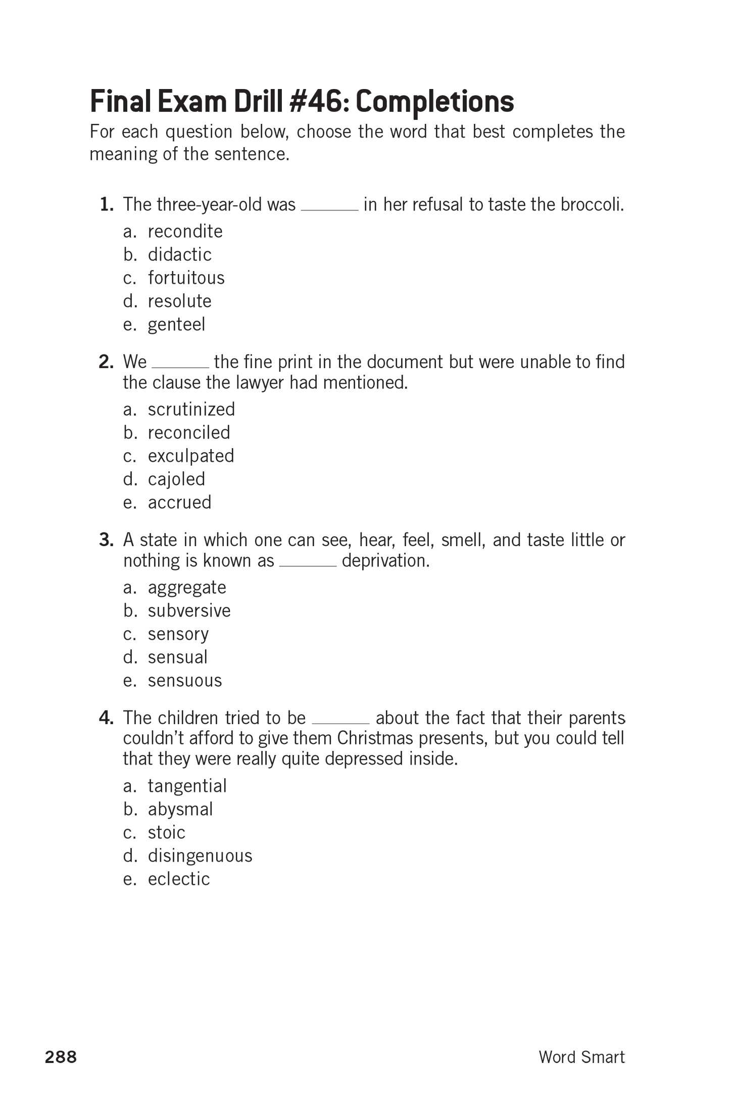 Extended ebook content for Word Smart, 6th Edition: The Final Exam