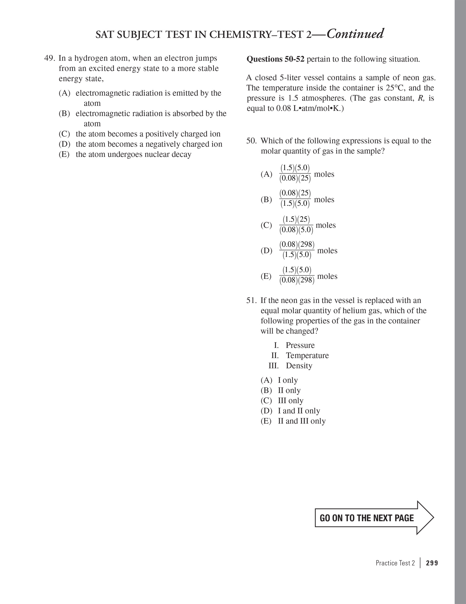 Extended ebook content for Cracking the SAT Subject Test in Chemistry ...