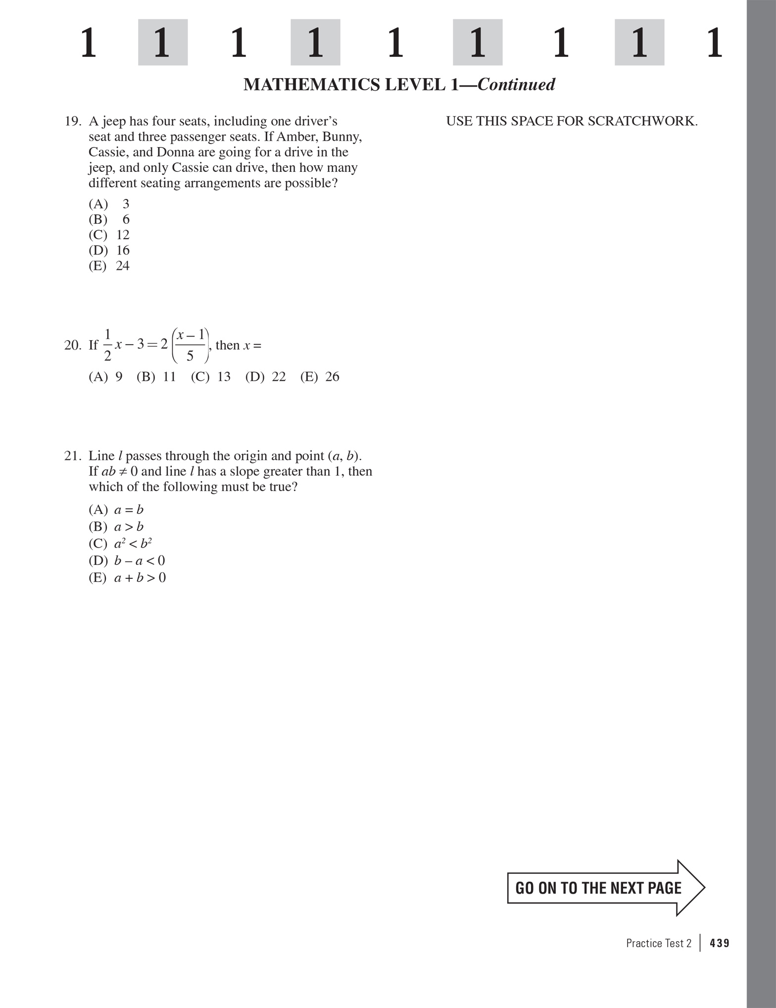 Extended ebook content for Cracking the SAT Subject Test in Math 1, 2nd ...
