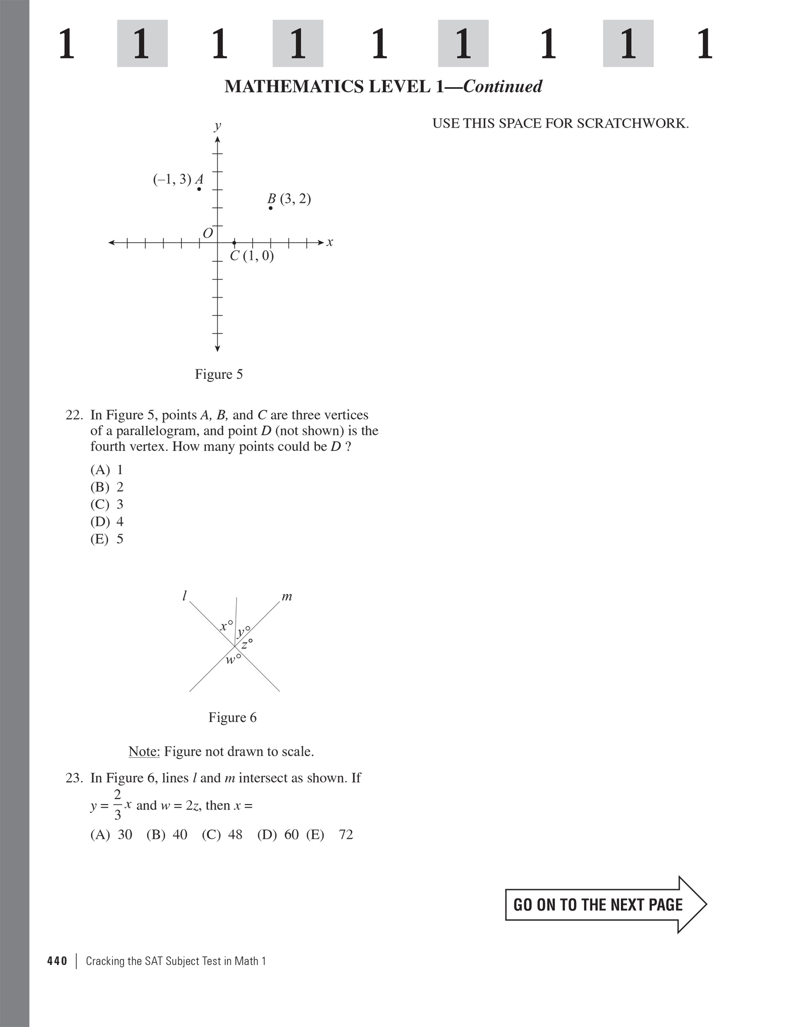 Extended ebook content for Cracking the SAT Subject Test in Math 1, 2nd ...