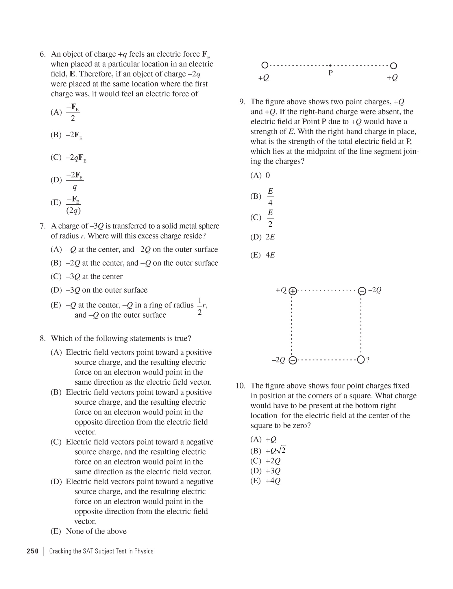 Extended ebook content for Cracking the SAT Subject Test in Physics ...