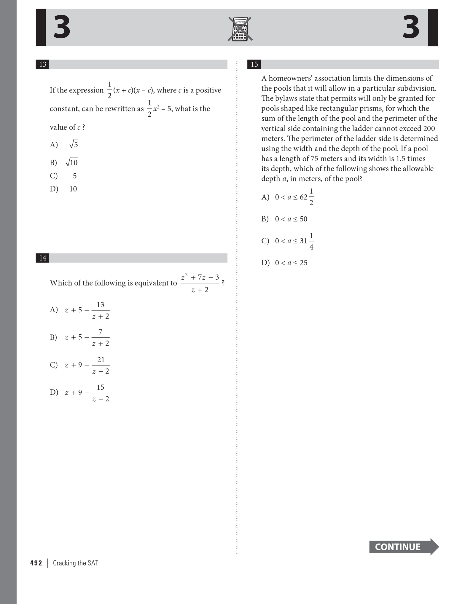 Extended ebook content for Cracking the SAT Premium Edition with 8 ...