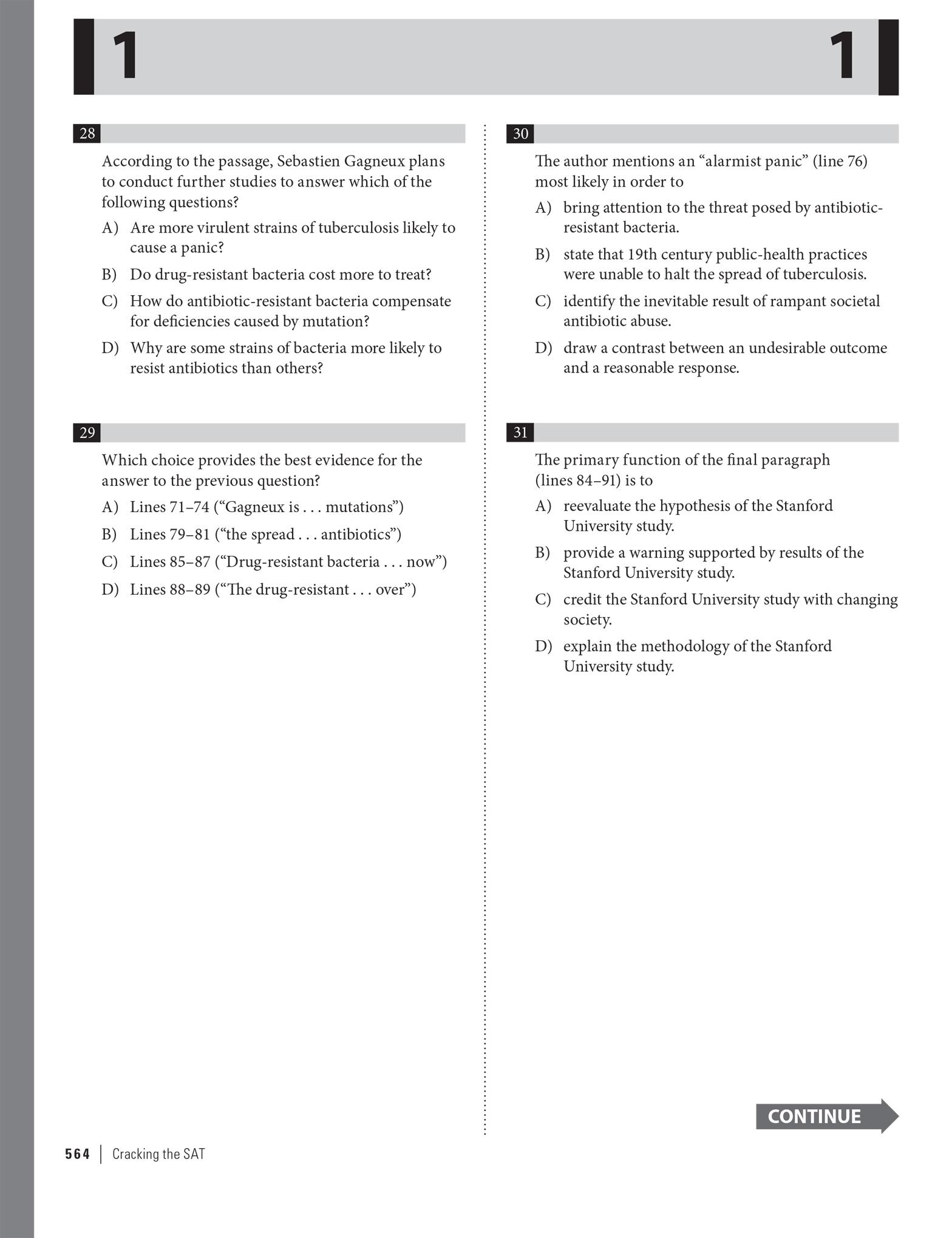 Extended ebook content for Cracking the SAT Premium Edition with 8 ...