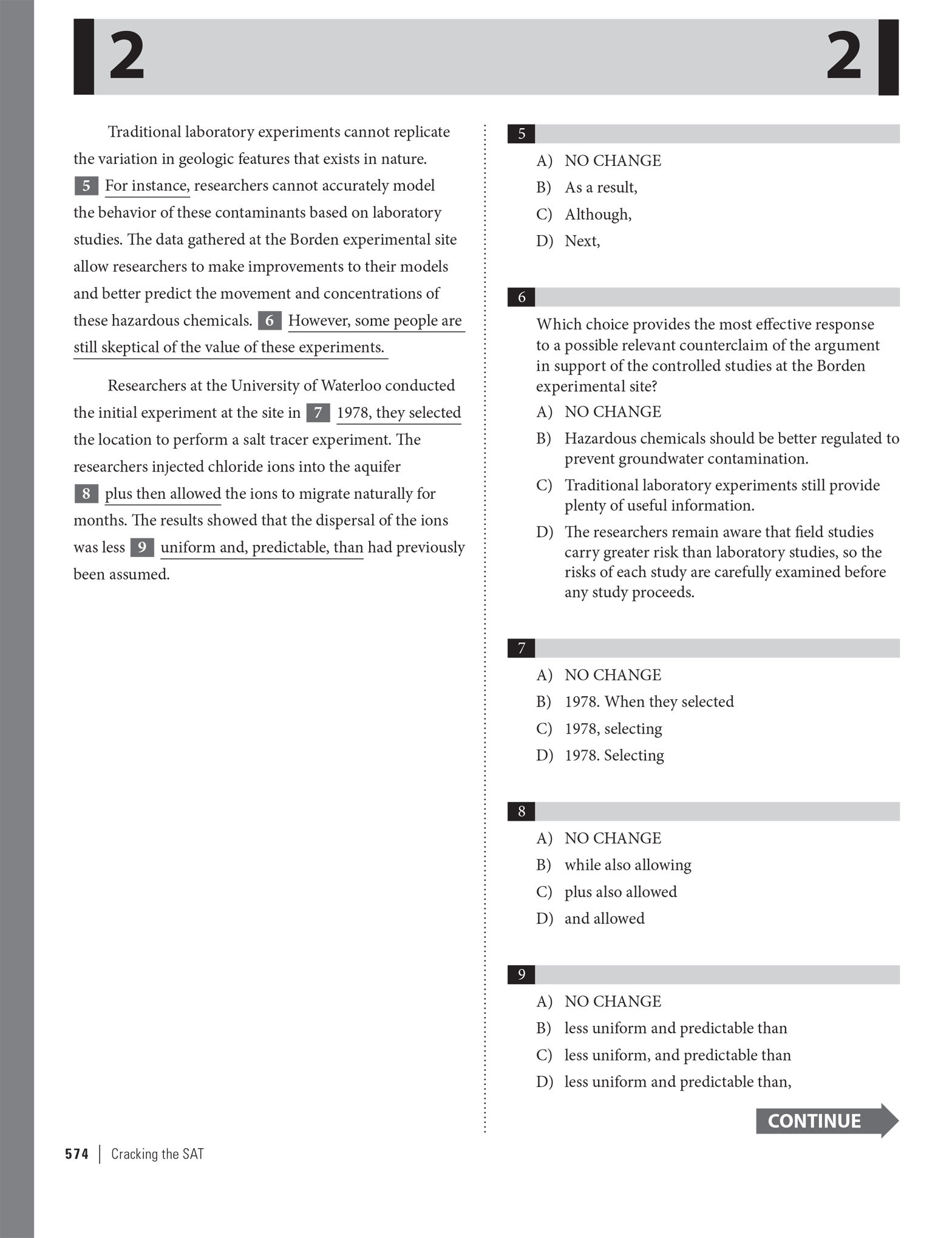 Extended ebook content for Cracking the SAT Premium Edition with 8 ...
