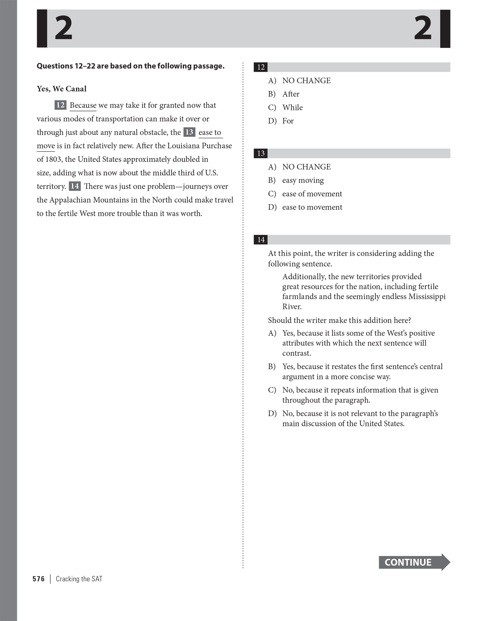 Extended ebook content for Cracking the SAT Premium Edition with 8 ...