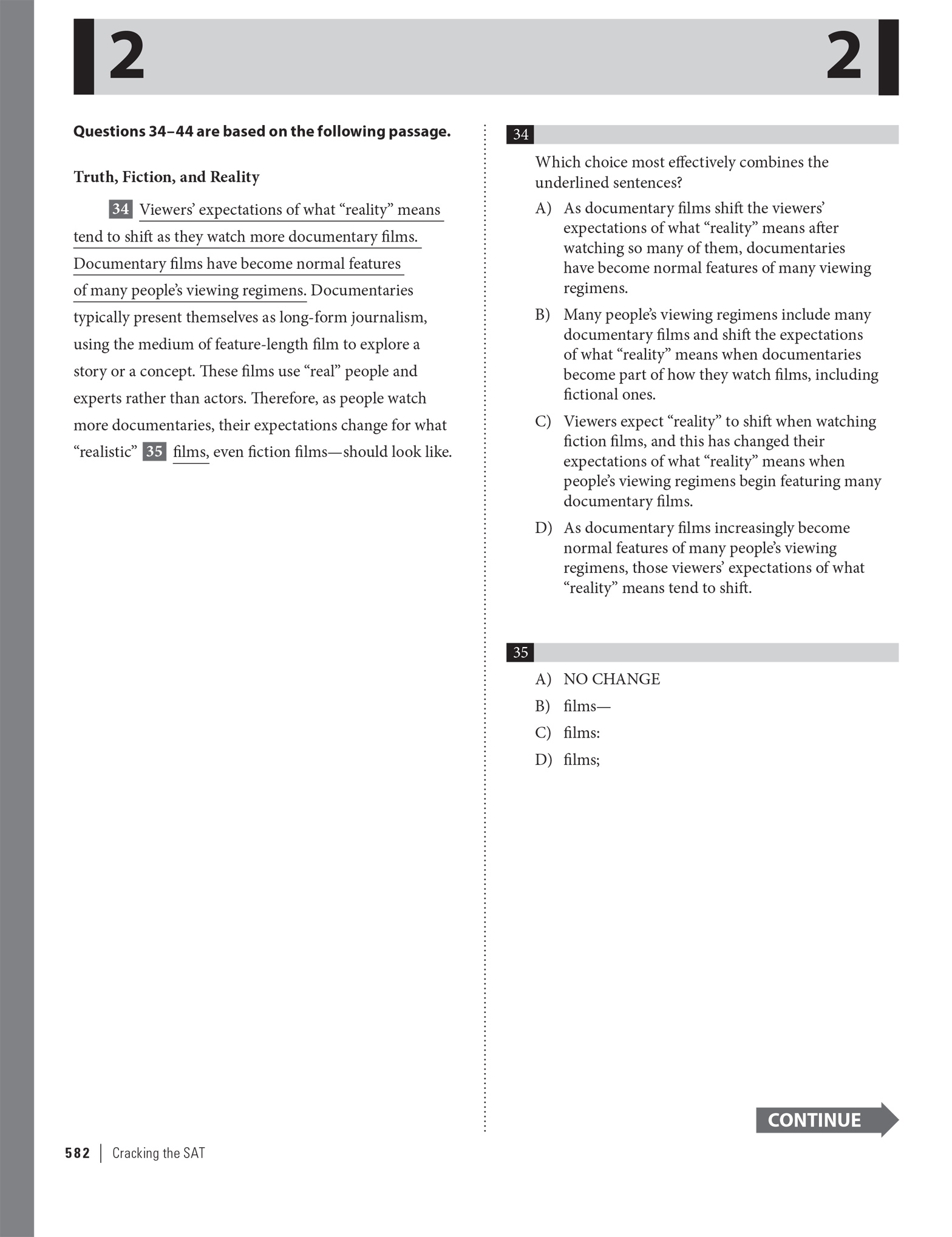 Extended ebook content for Cracking the SAT Premium Edition with 8 ...