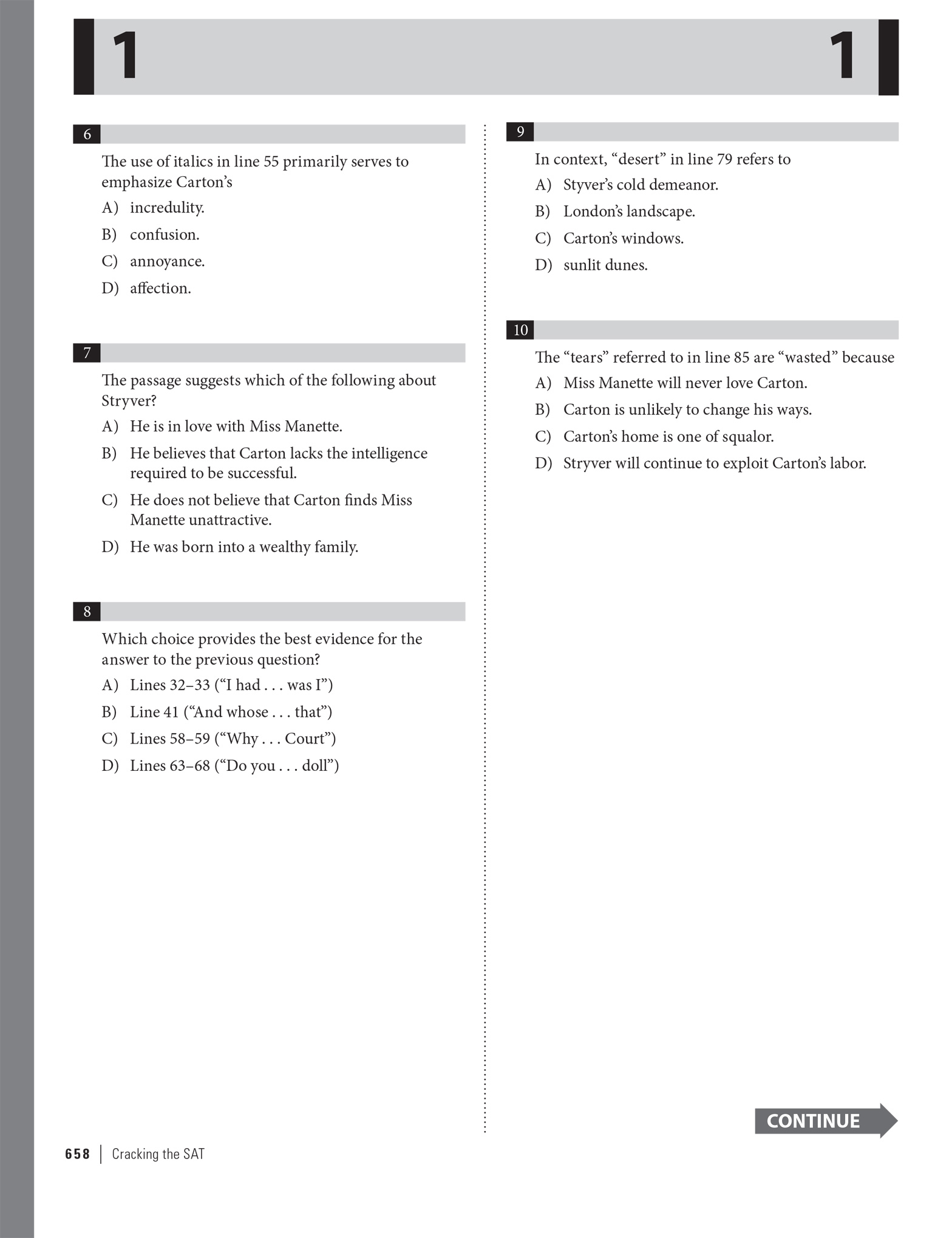Extended ebook content for Cracking the SAT Premium Edition with 8 ...