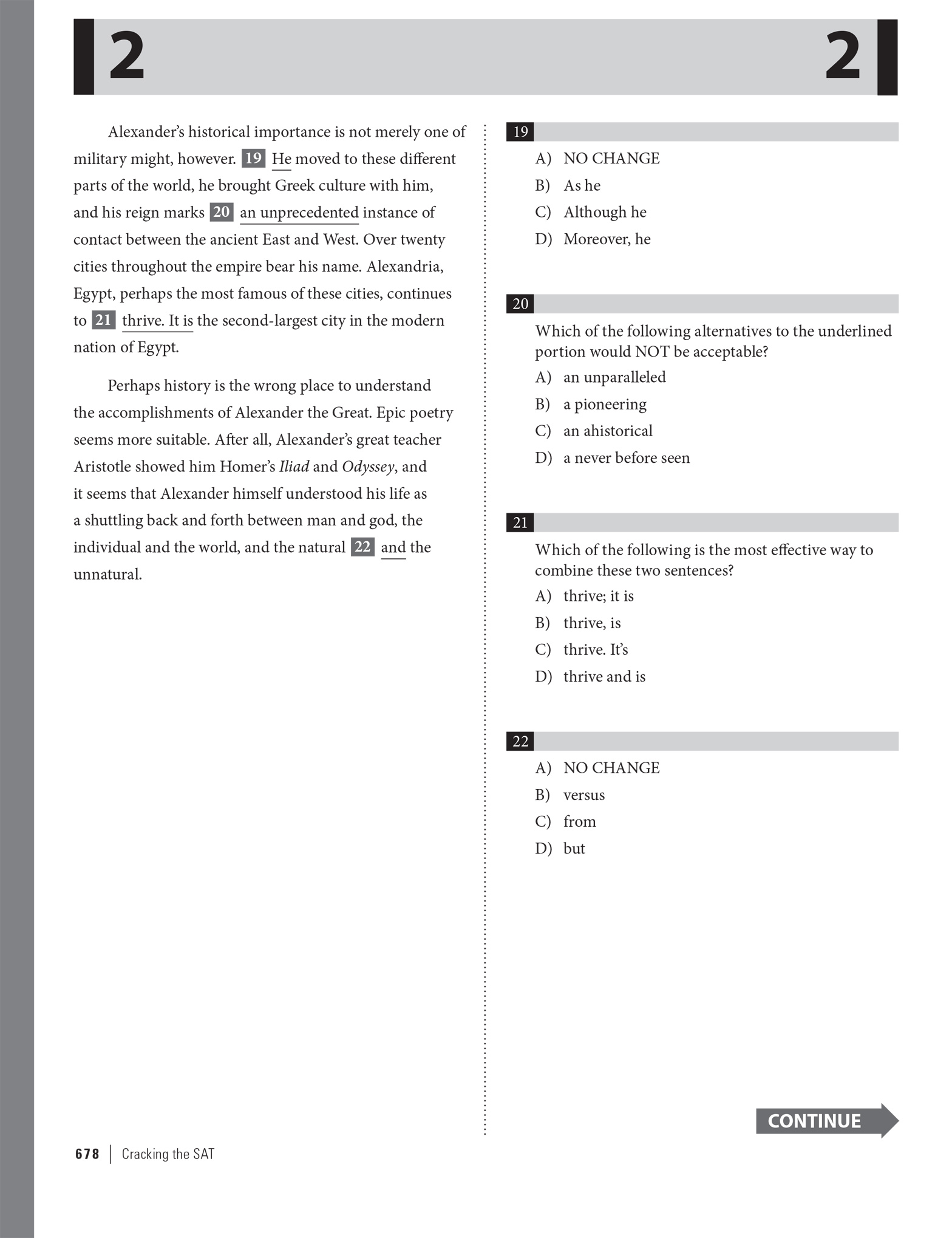 Extended ebook content for Cracking the SAT Premium Edition with 8 ...