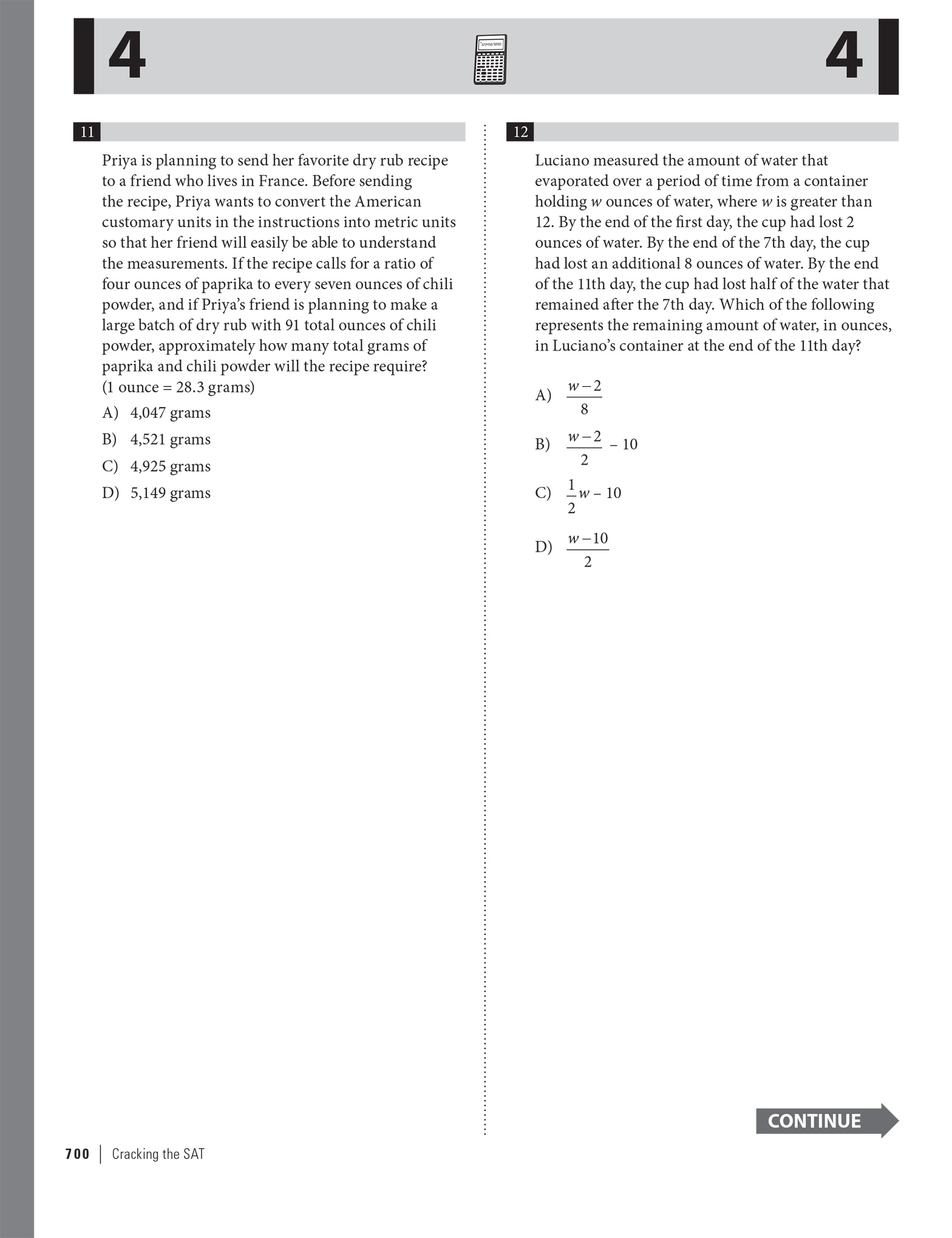 Extended ebook content for Cracking the SAT Premium Edition with 8 ...