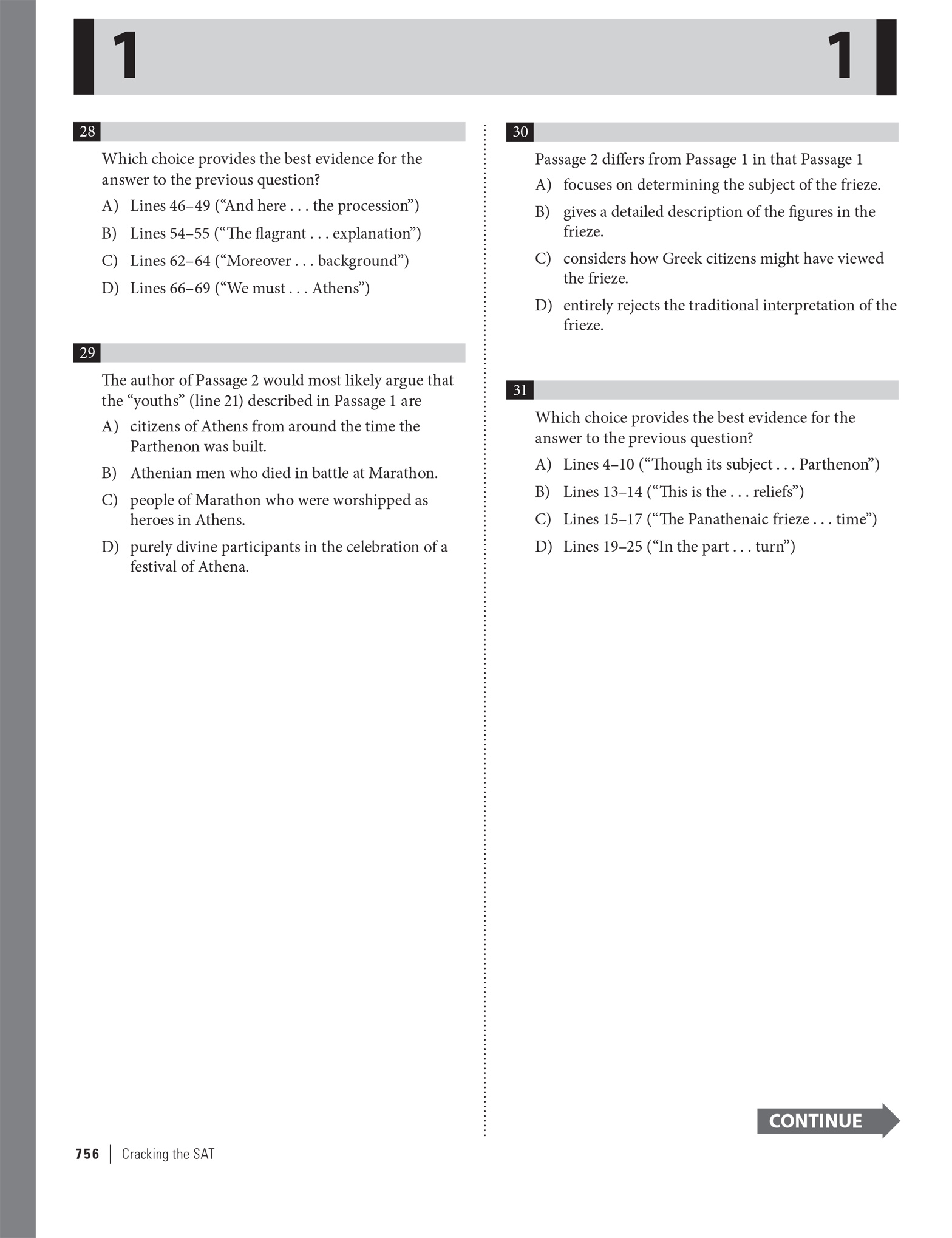 Extended ebook content for Cracking the SAT Premium Edition with 8 ...