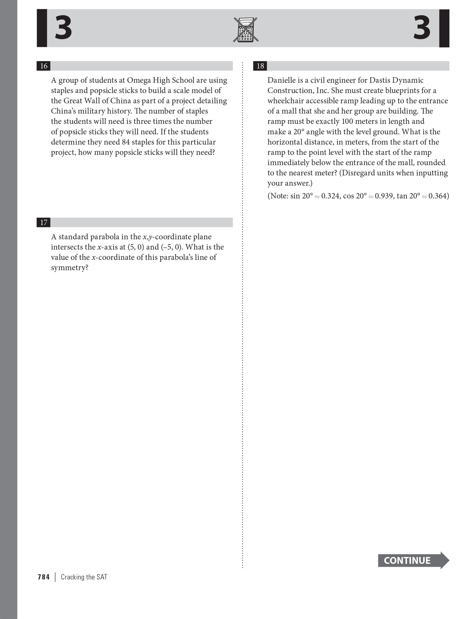 Extended ebook content for Cracking the SAT Premium Edition with 8 ...