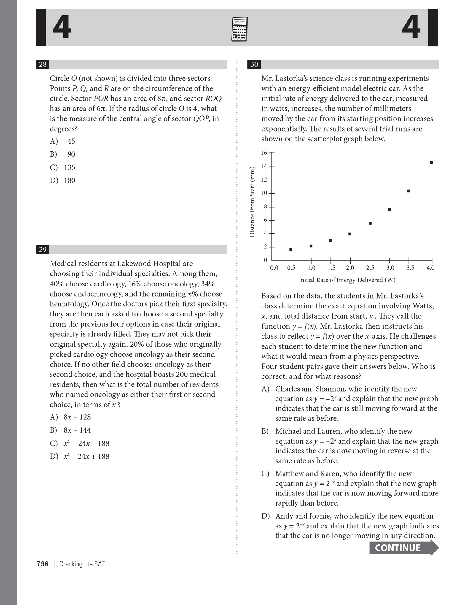 Extended ebook content for Cracking the SAT Premium Edition with 8 ...
