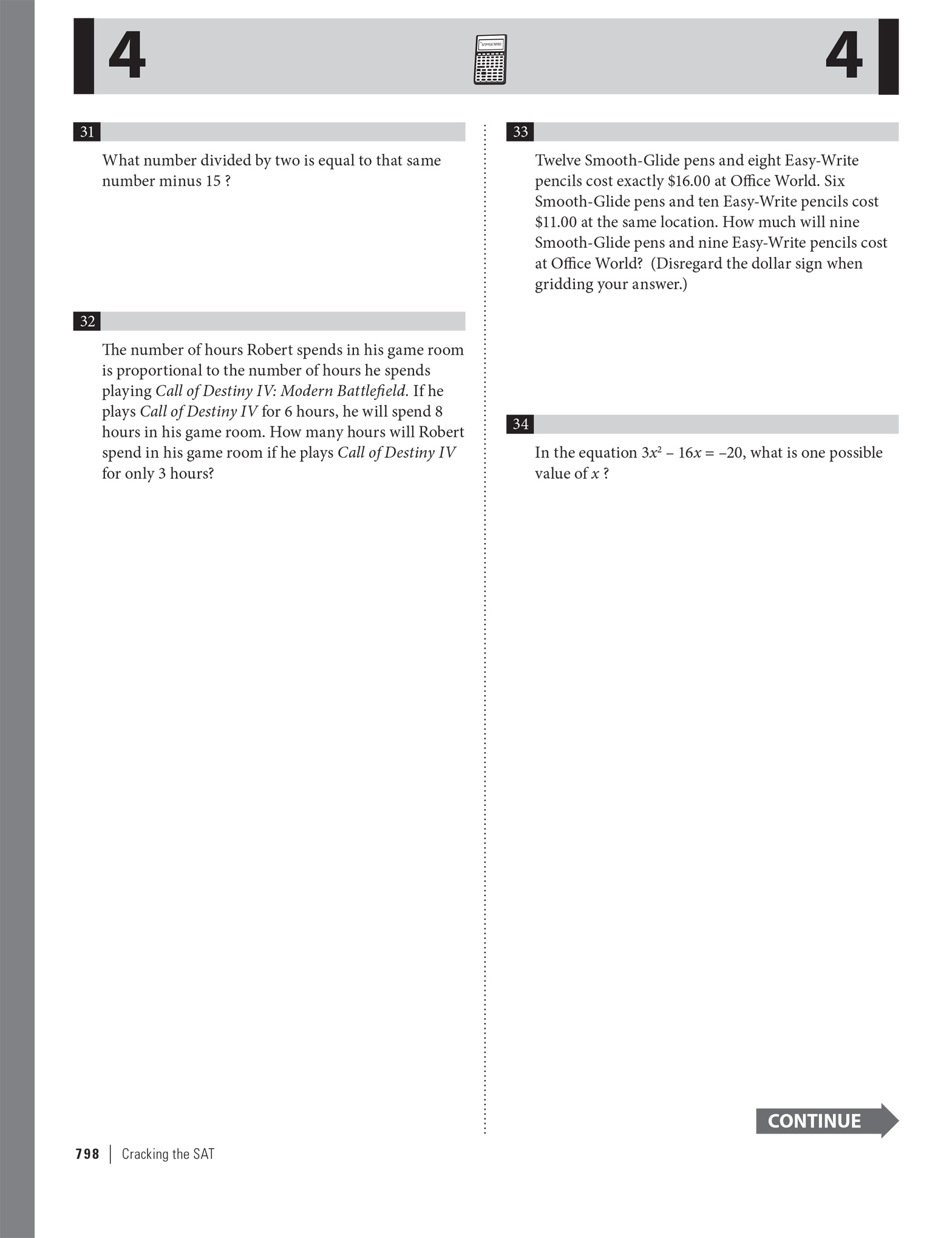 Extended ebook content for Cracking the SAT Premium Edition with 8 ...