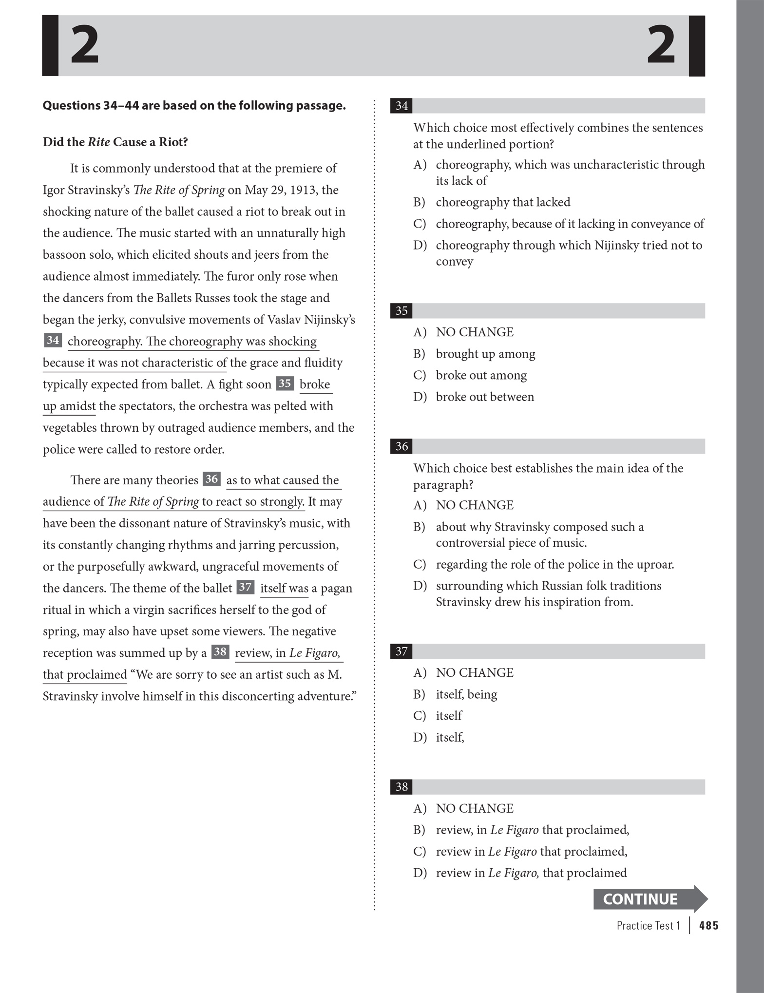Extended ebook content for Cracking the SAT with 5 Practice Tests, 2019 ...
