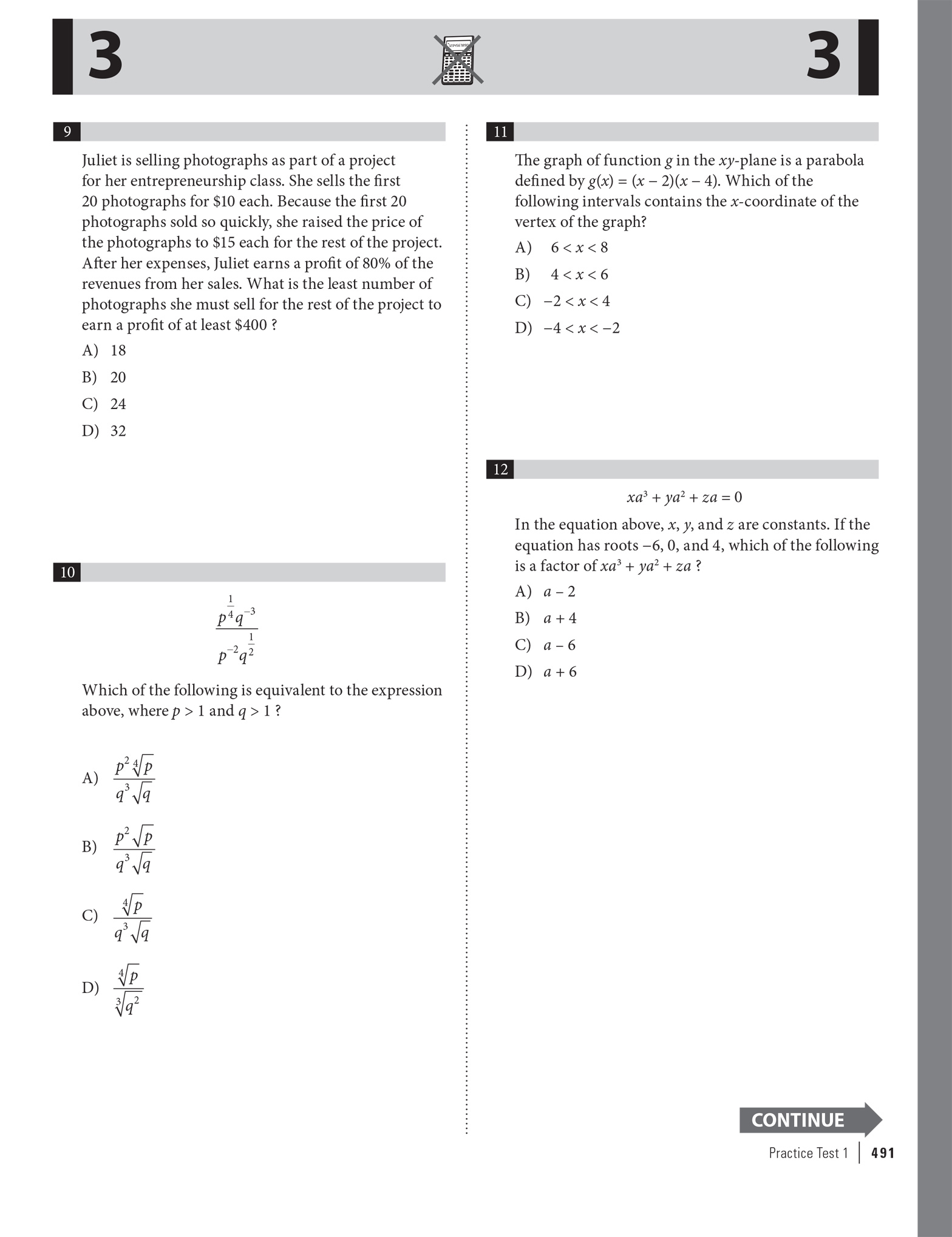 Extended ebook content for Cracking the SAT with 5 Practice Tests, 2019 ...