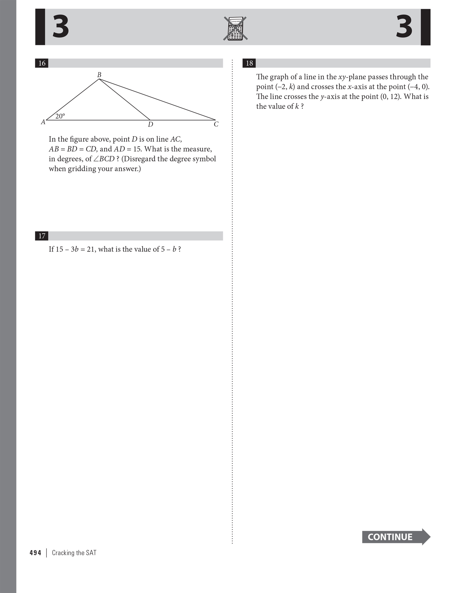 Extended ebook content for Cracking the SAT with 5 Practice Tests, 2019 ...