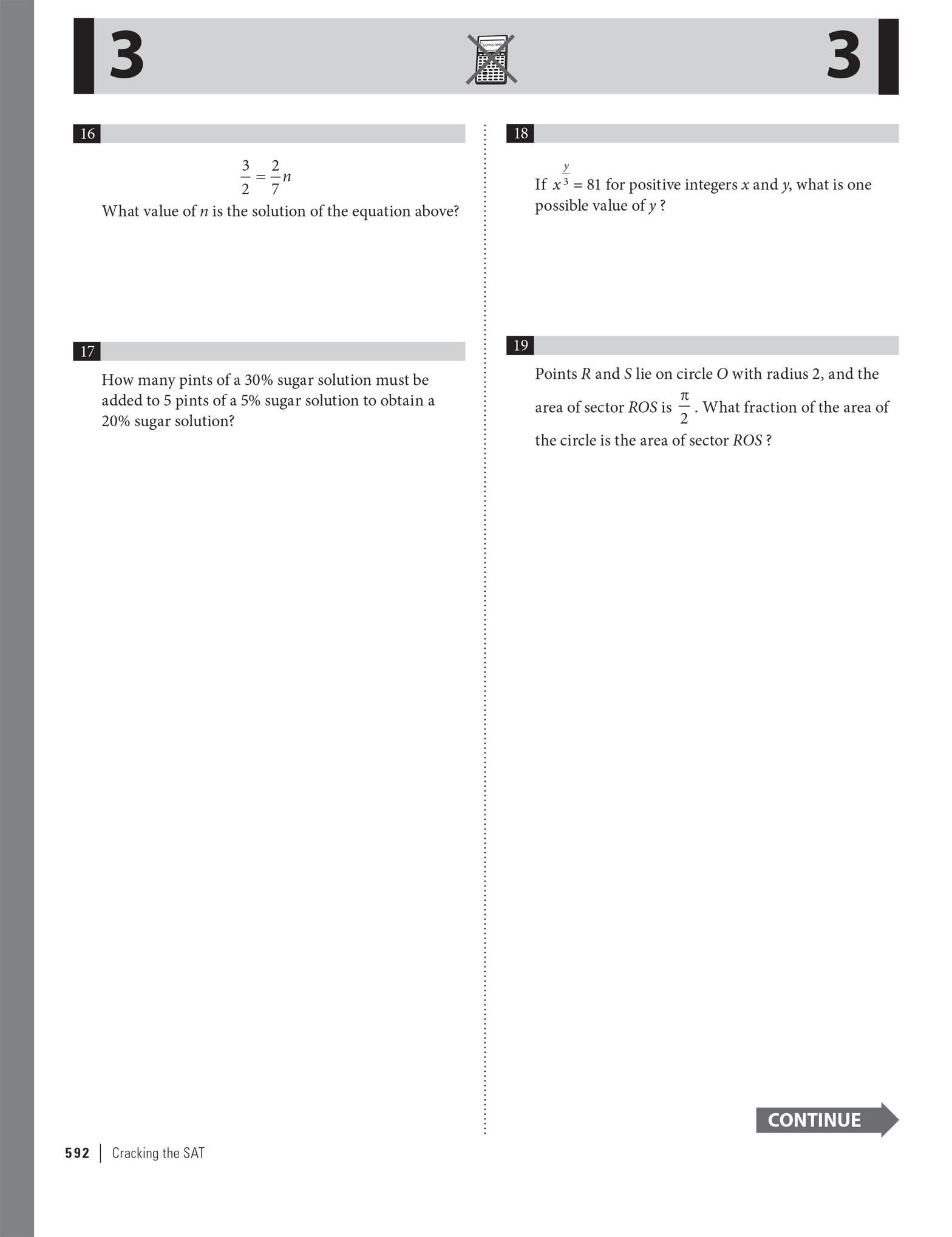 Extended ebook content for Cracking the SAT with 5 Practice Tests, 2019 ...
