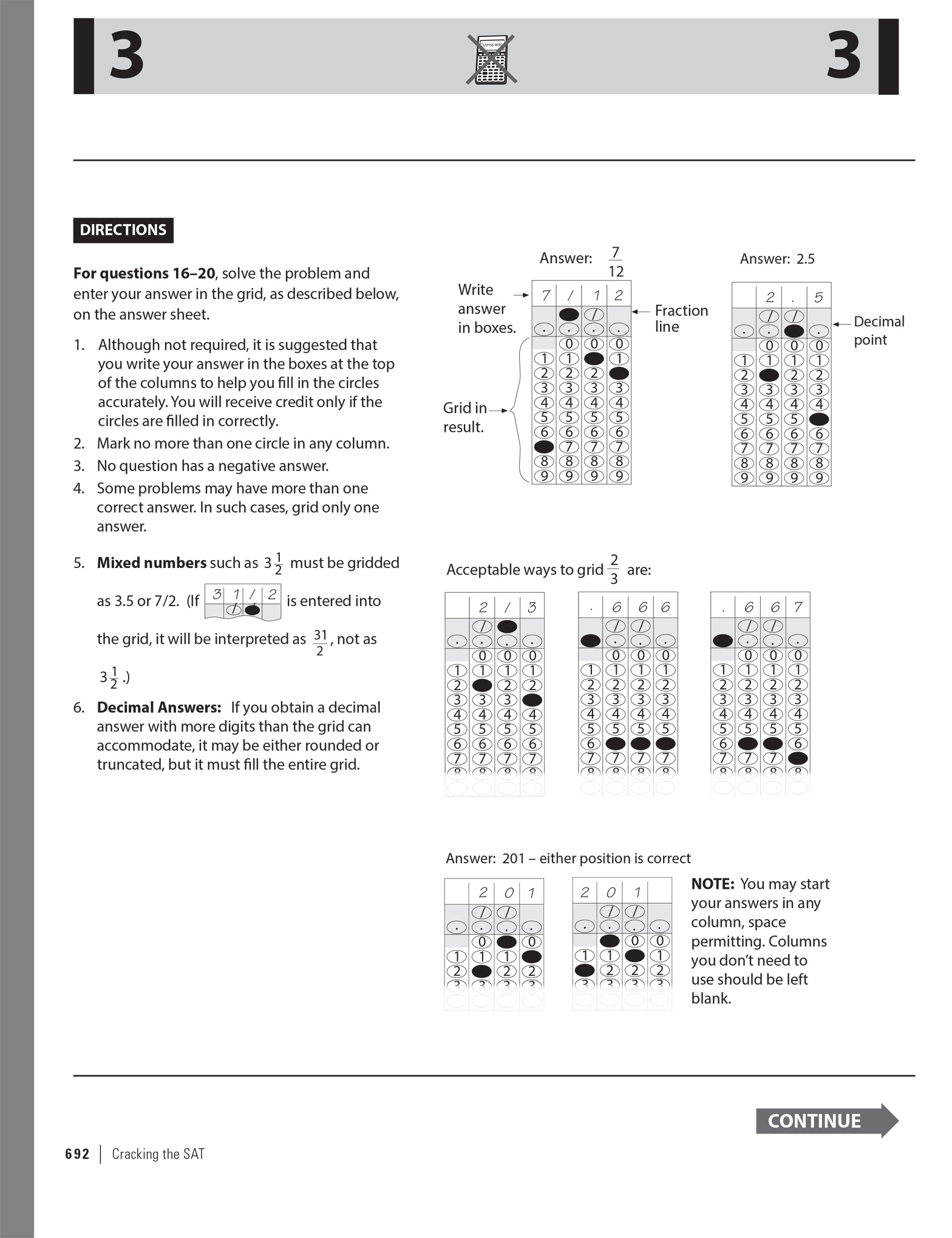 Extended ebook content for Cracking the SAT with 5 Practice Tests, 2019 ...