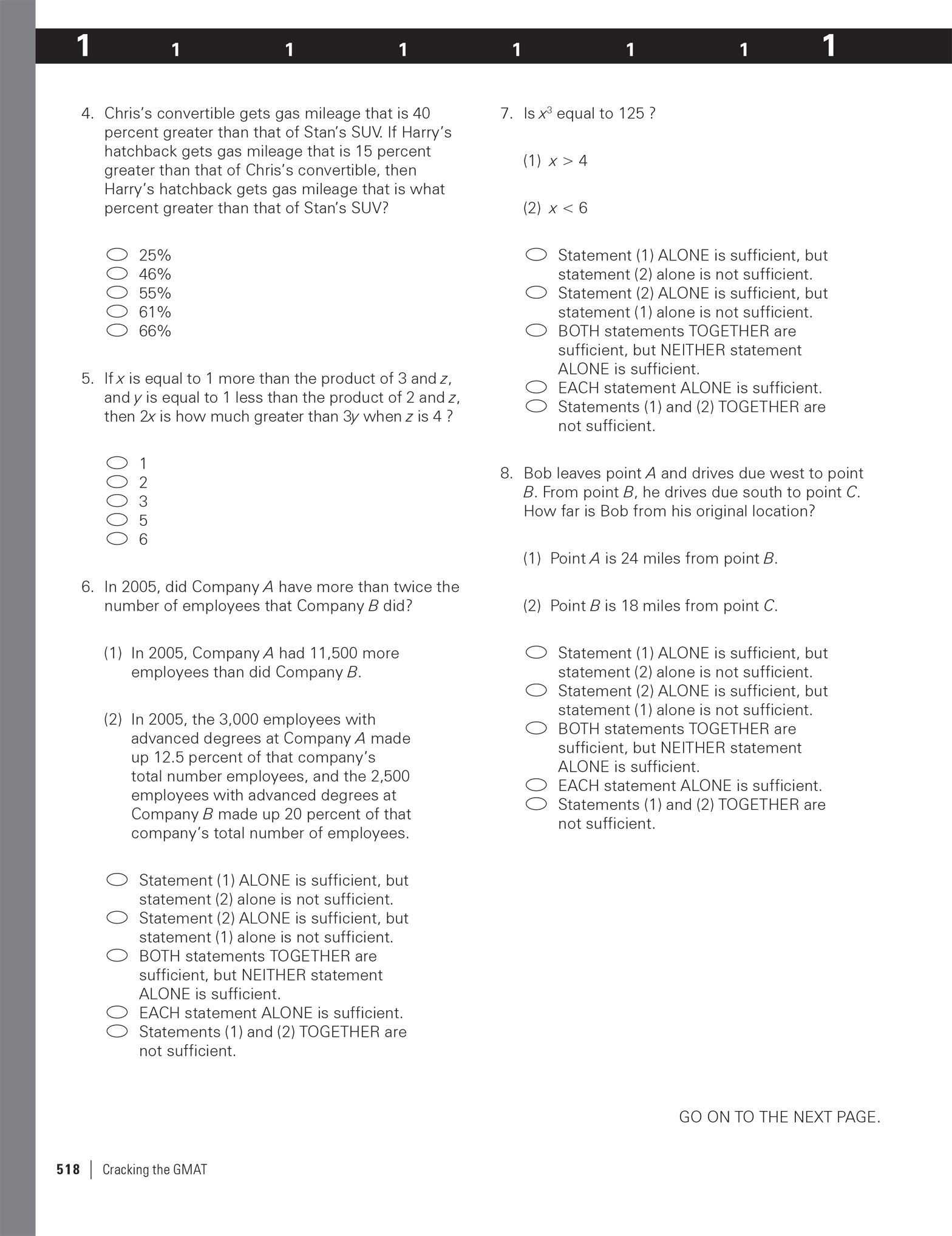 Extended ebook content for Cracking the GMAT Premium Edition with 6 ...
