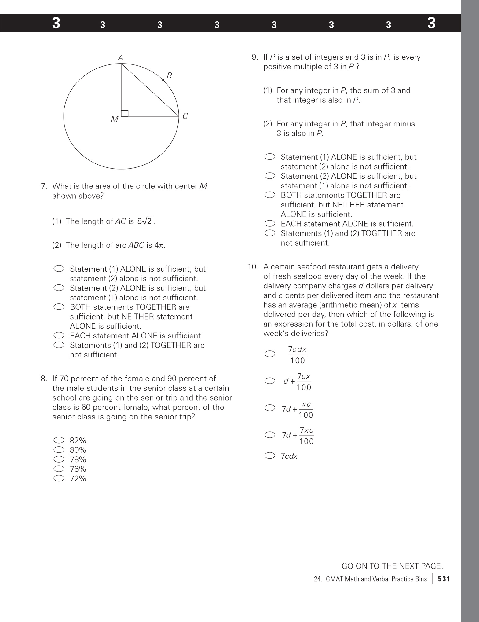 Extended ebook content for Cracking the GMAT Premium Edition with 6 ...