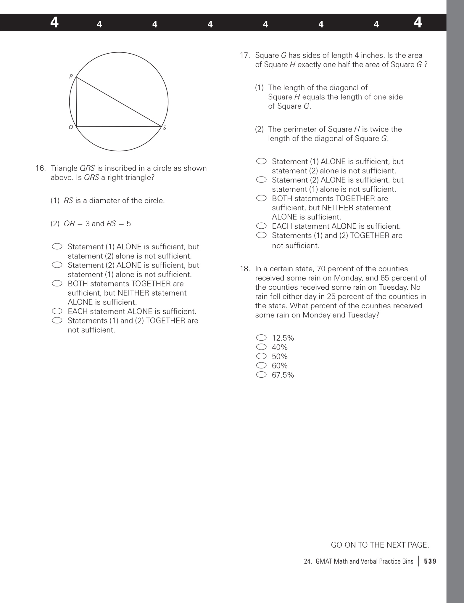 Extended ebook content for Cracking the GMAT Premium Edition with 6 ...