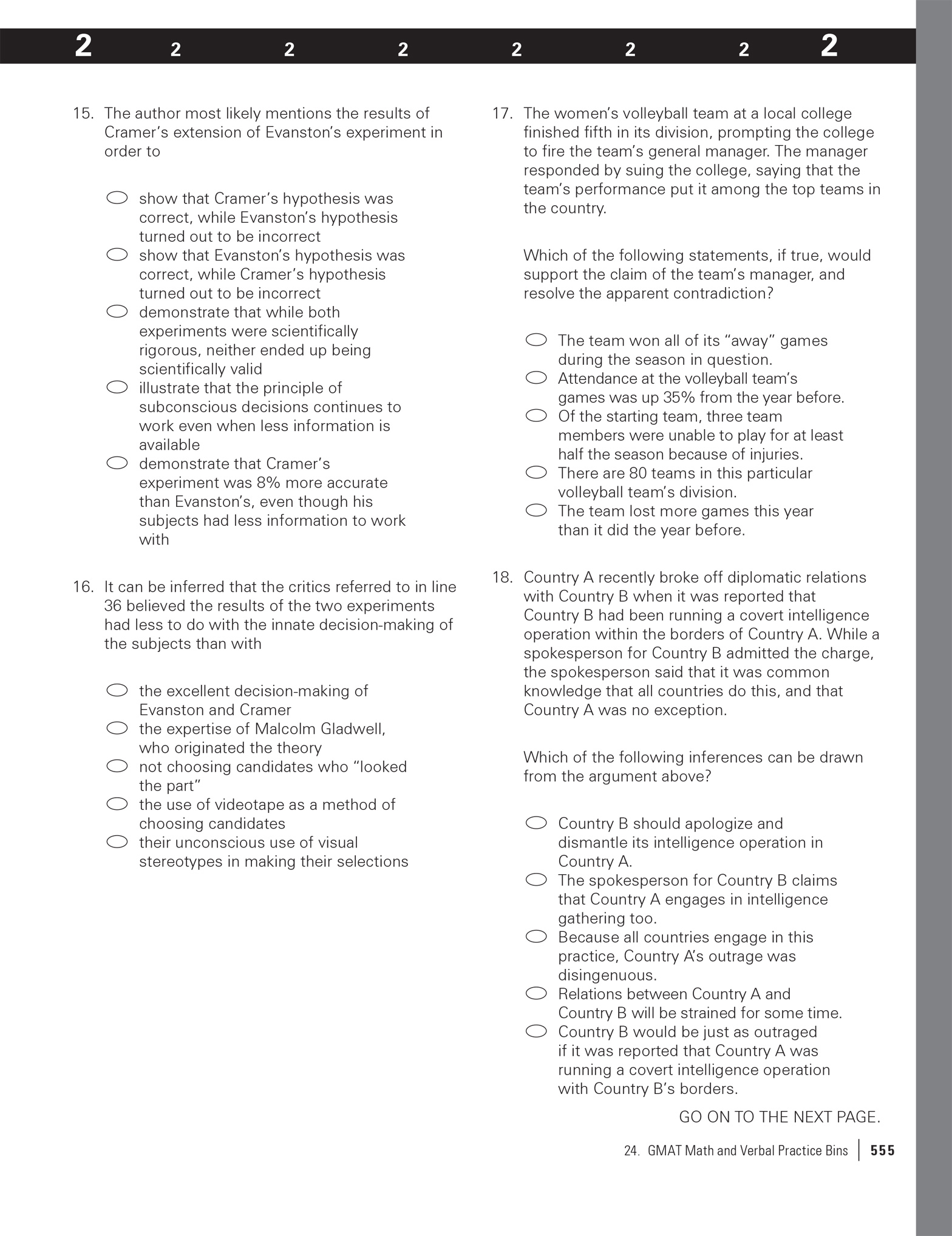 Extended ebook content for Cracking the GMAT Premium Edition with 6 ...