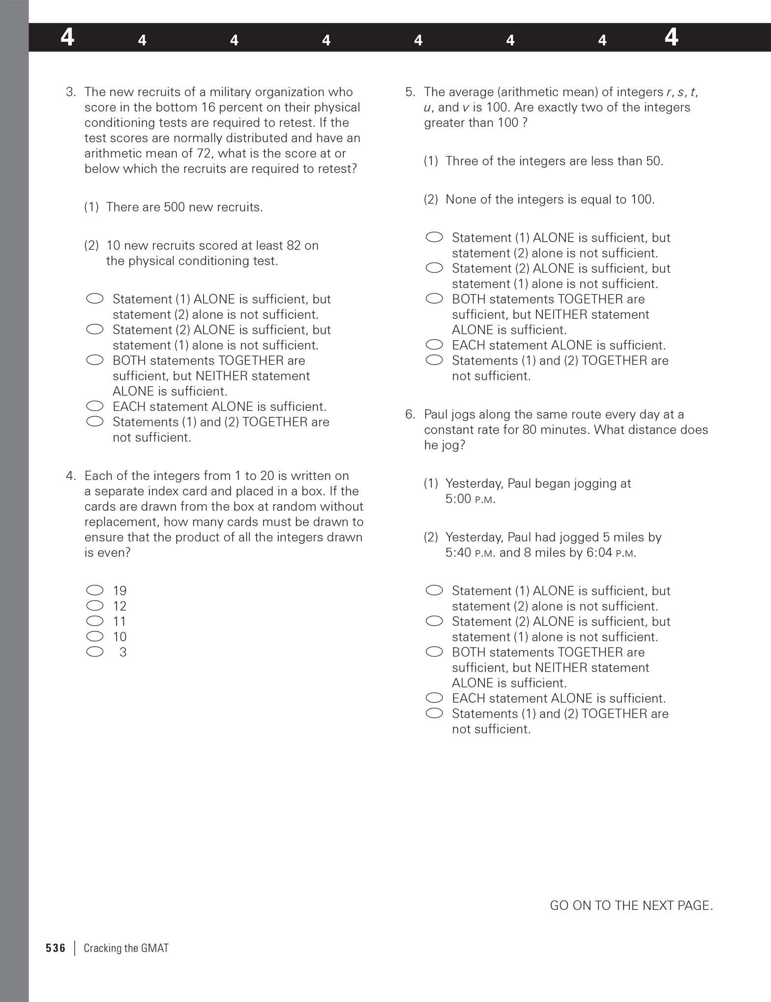 Extended ebook content for Cracking the GMAT with 2 Computer-Adaptive ...