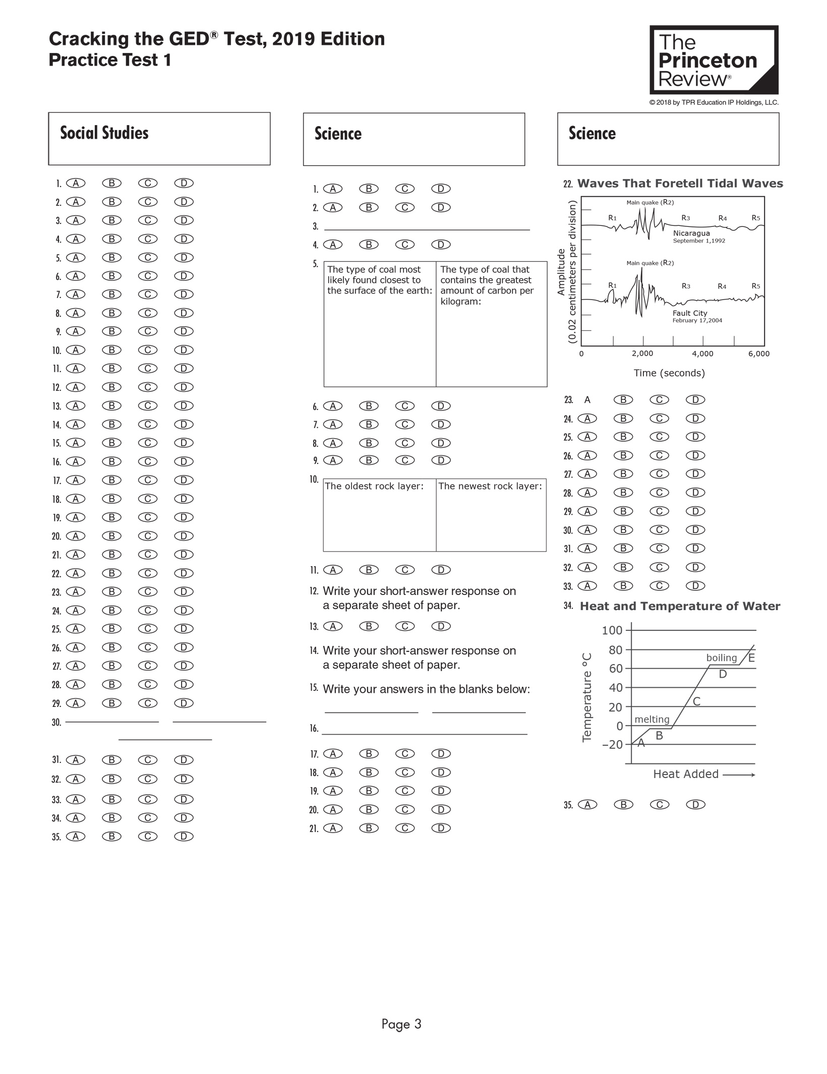 Extended ebook content for Cracking the GED Test with 2 Practice Exams ...