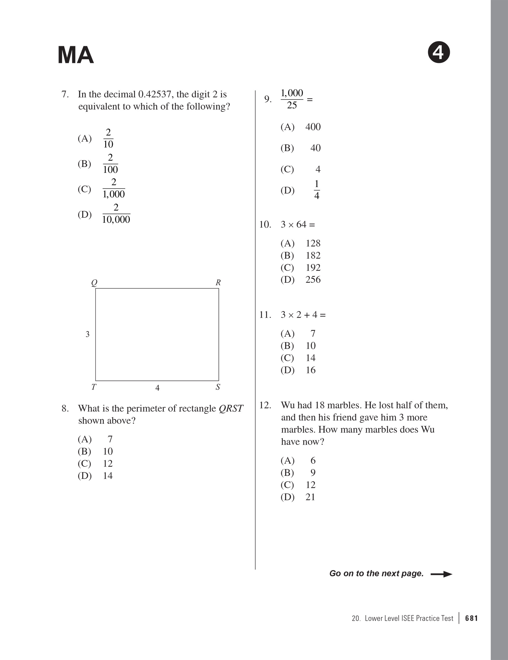 Extended ebook content for Cracking the SSAT & ISEE, 2019 Edition ...