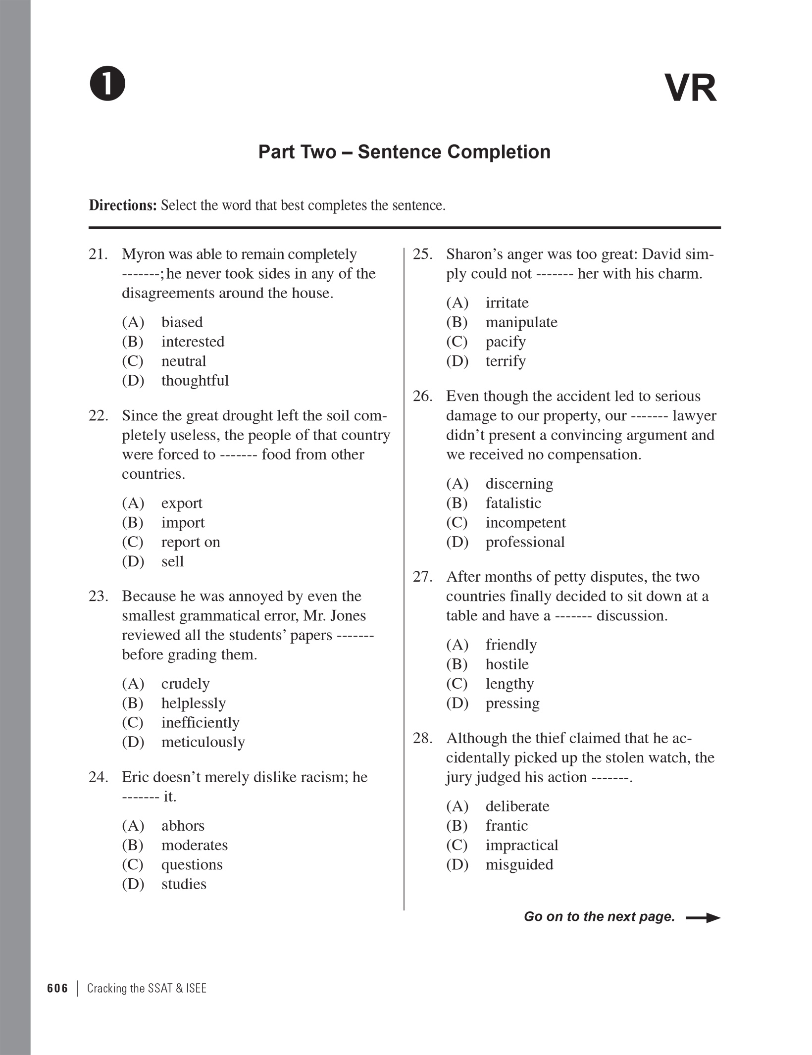 Extended ebook content for Cracking the SSAT & ISEE, 2019 Edition ...