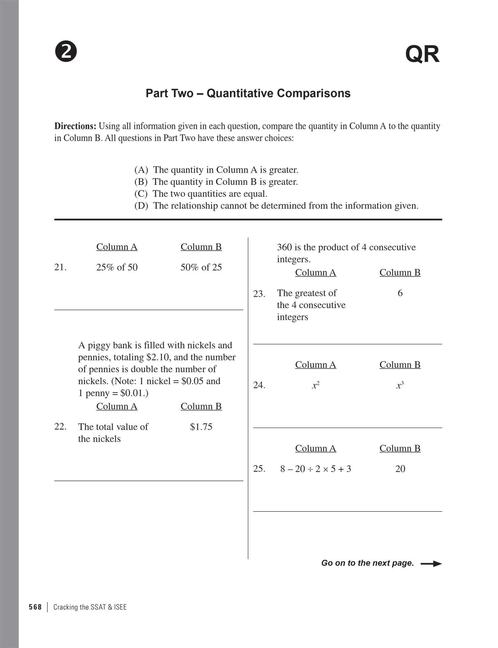 Extended ebook content for Cracking the SSAT & ISEE, 2019 Edition ...