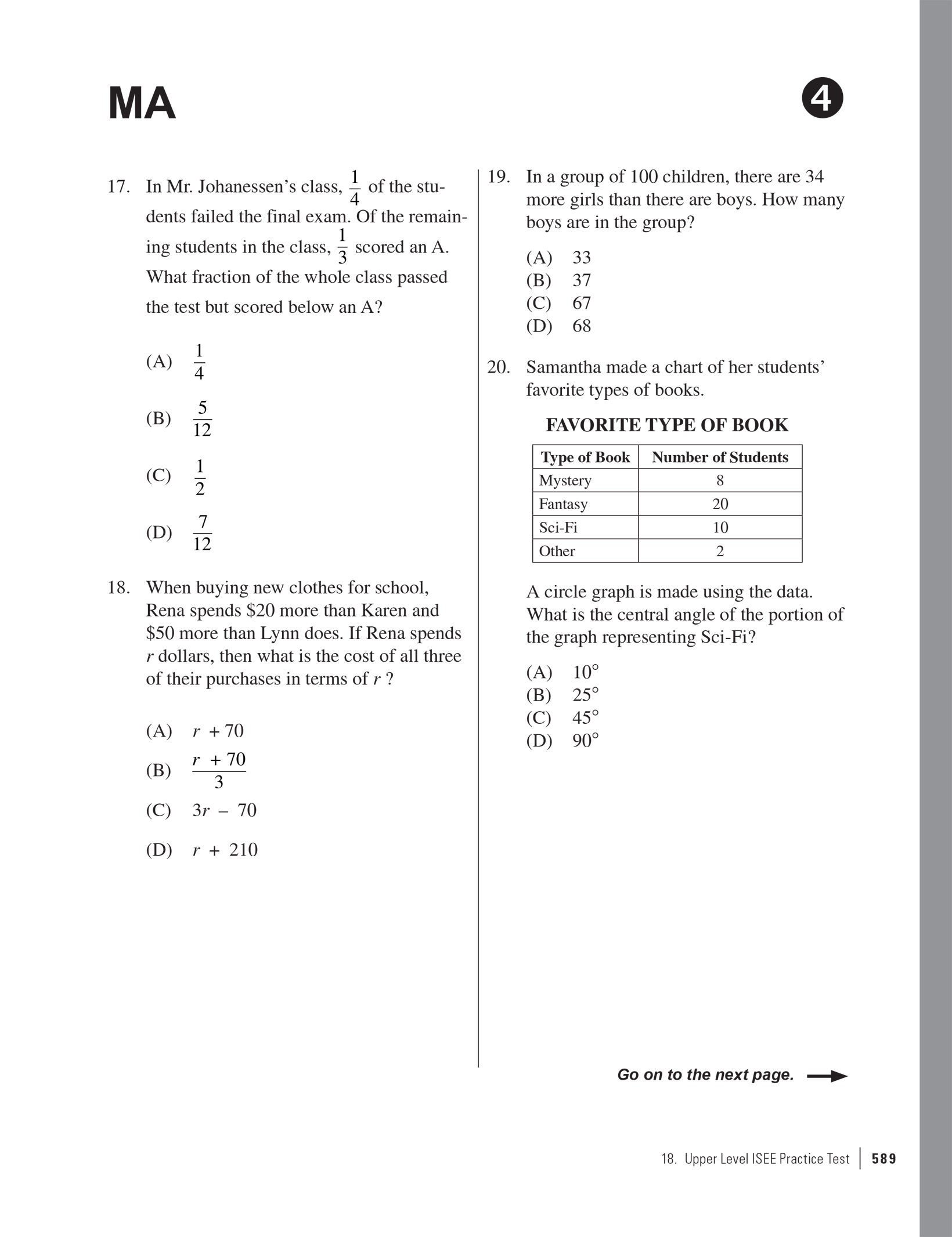 Extended ebook content for Cracking the SSAT & ISEE, 2019 Edition ...
