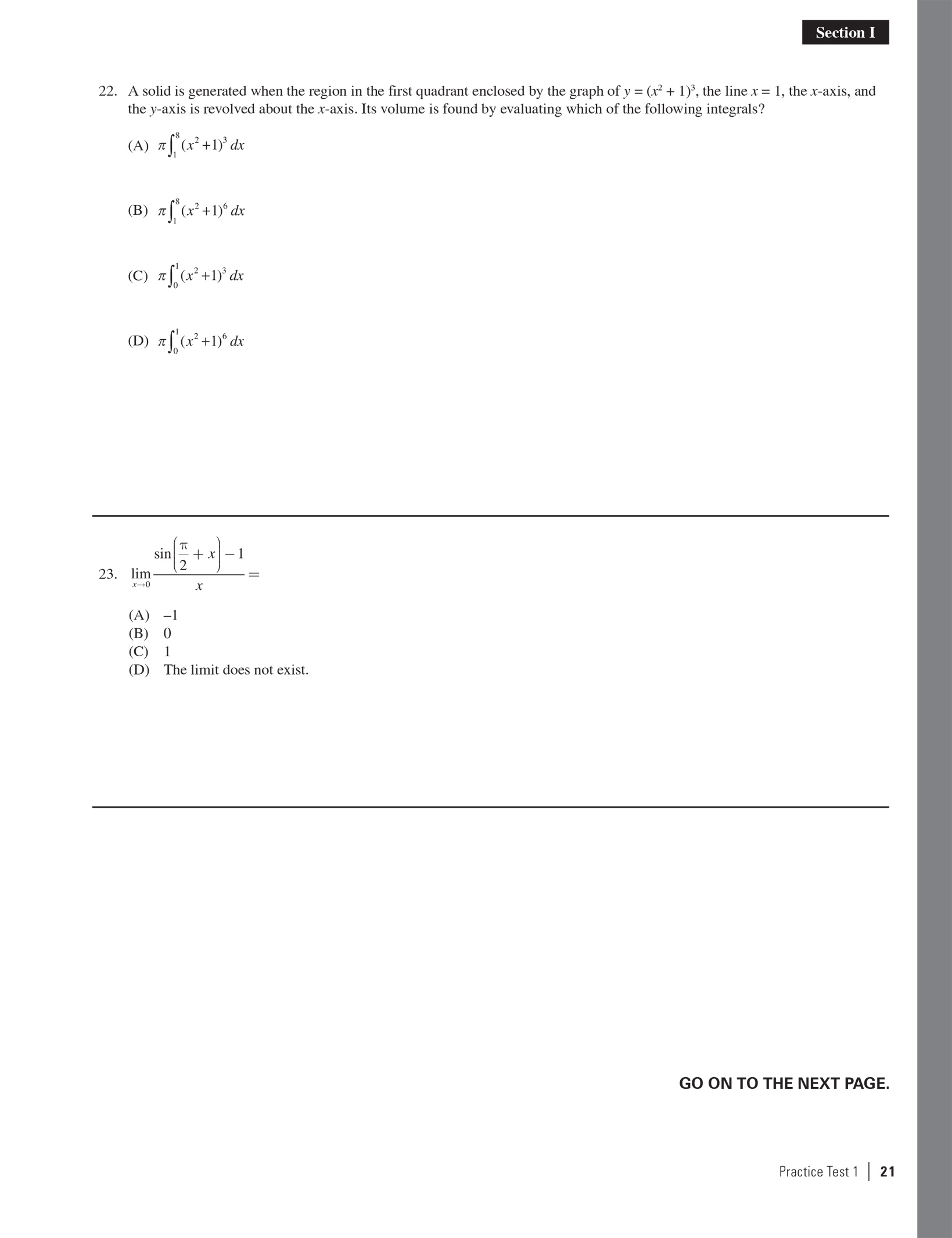Extended ebook content for Cracking the AP Calculus AB Exam 2019 ...