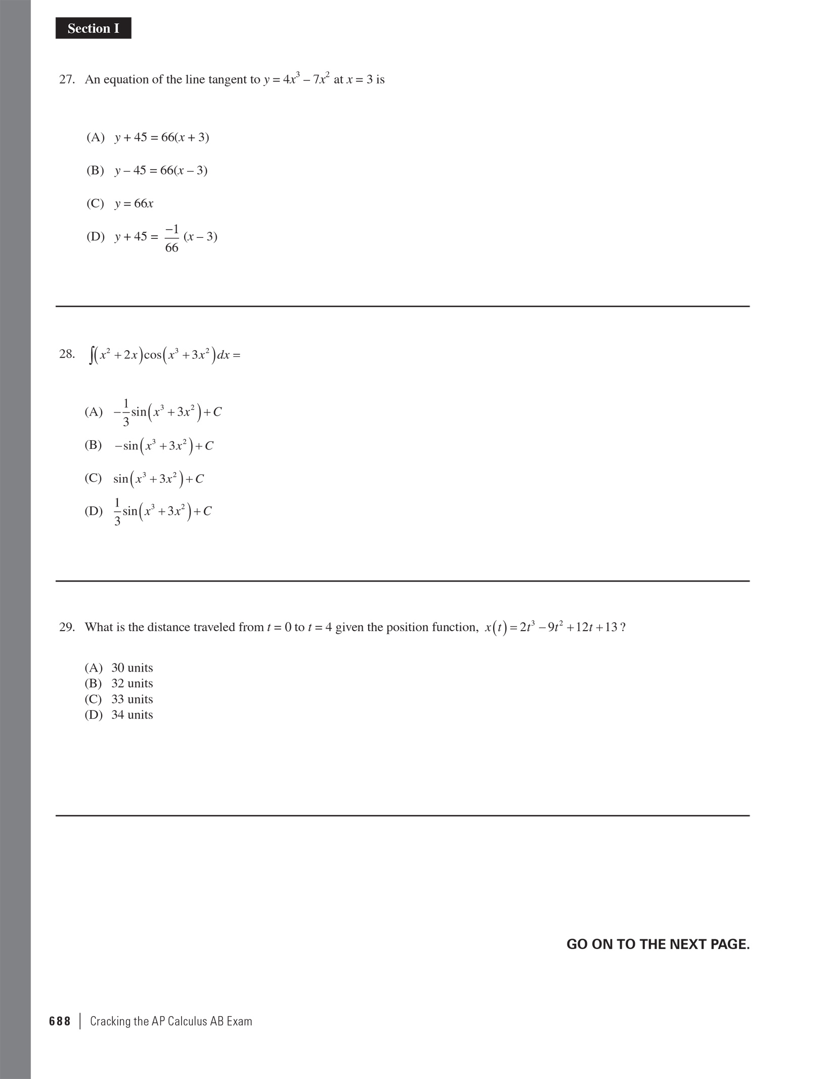 Extended ebook content for Cracking the AP Calculus AB Exam 2019 ...