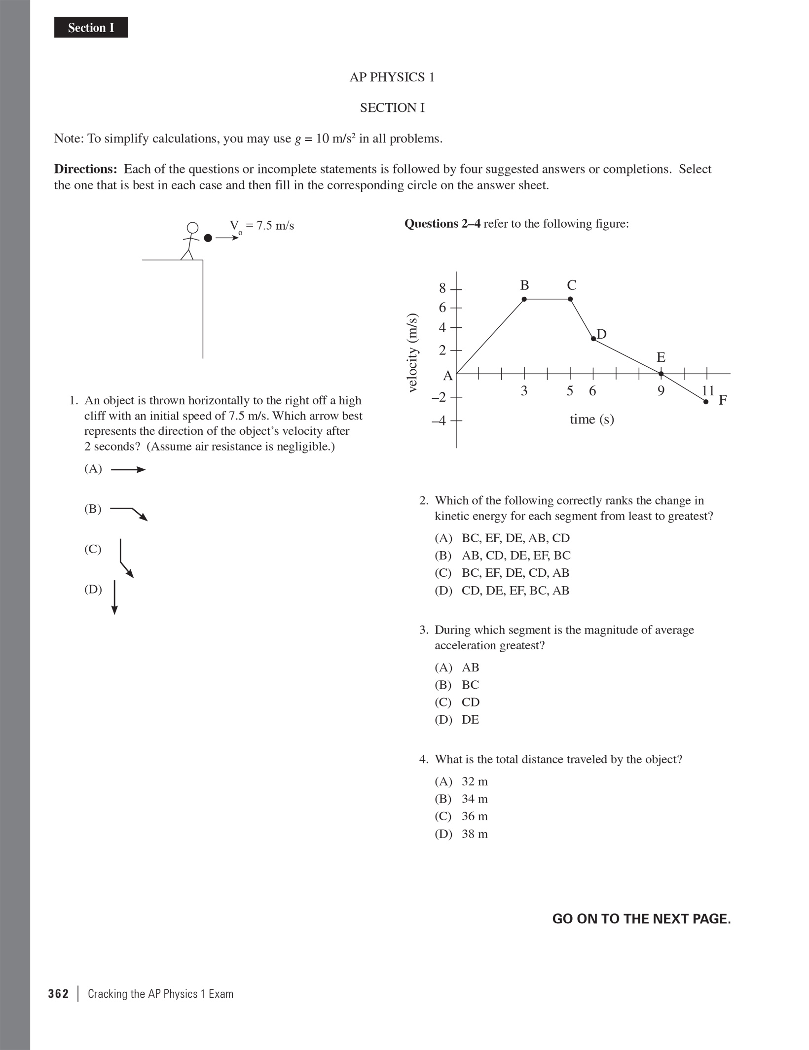 Extended ebook content for Cracking the AP Physics 1 Exam 2019, Premium ...